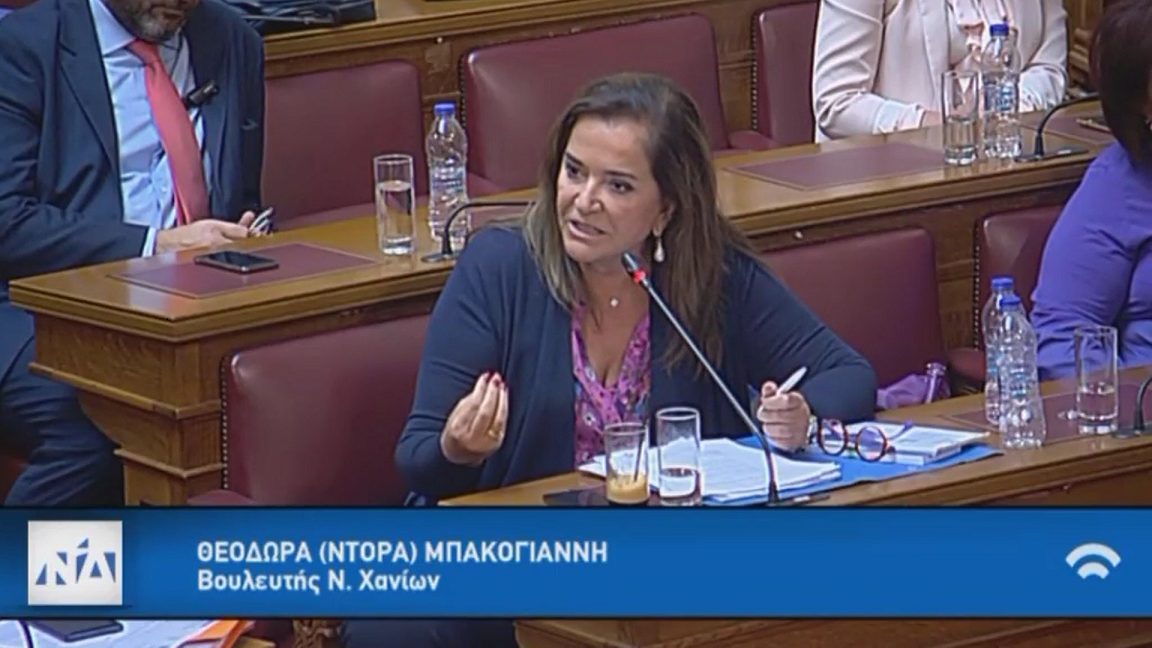 Τοποθέτηση Ντόρας Μπακογιάννη στην Επιτροπή Αναθεώρησης του Συντάγματος ...